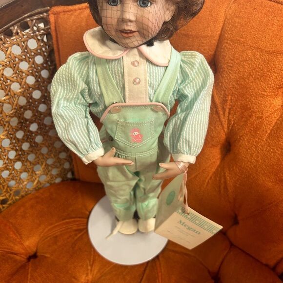 Other | Hamilton Collection Megan Fineporcelain Doll Green | Poshmark